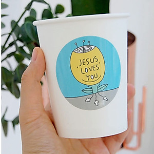 goodnewsdrawing, Bible Sticker Set, Bible Scripture Sticker, Christian Illustration Sticker Two Sets (Total 200ea)