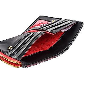 Loungefly Disney Mickey Mouse Faux Leather Wallet Snap Flap Clutch