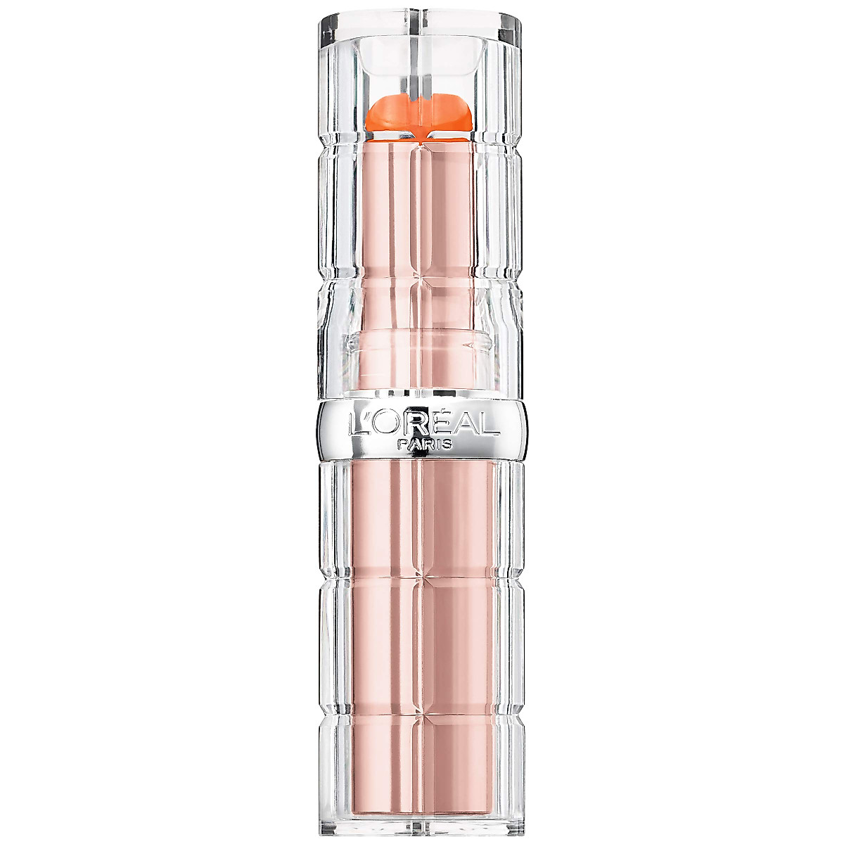 L’Oréal Paris Makeup Colour Riche Plump and Shine Lipstick, for Glossy, Radiant, Visibly Fuller Lips with an All-Day Moisturized Feel, Nectarine Plump, 0.1 oz.