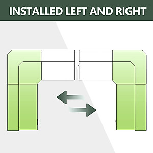 FEZIBO 75 Inch L Shaped Standing Desk with Standing Desk Anti Fatigue Mat