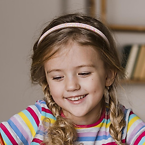 Deoot Headbands for Girls Glitter Flower Butterfly Bow Mermaid Headbands for Little Girls Toddler Hair Accessories