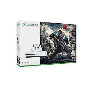 Microsoft Xbox One S Gears of War 4 Bundle (1TB) - Game Pad Supported - Wireless - White - AMD Radeon Graphics Core Next - 3840 x 2160-16:9-2160p - Blu-ray Disc Player - 1 TB HDD - Gigabit Etherne