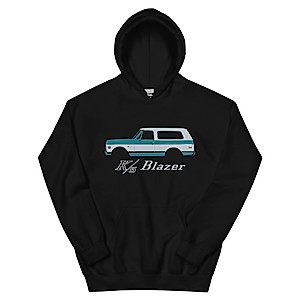 JG Infinite 1971 Chevy K5 Blazer CST Vintage Truck Owner Hoodie Black