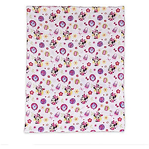 Disney Minnie Mouse Toddler Bed, Microfiber Bedsheet Set for Toddler, 3 Pcs Bedding Set - 52" x 28"