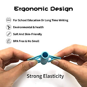 KOABBIT Pencil gripper kids/toddler handwriting aid tools for beginners,Pencil Holder for preschooler 2-4 Years learning to Write for Children's Training Pen Holding Posture Correction Tools(3 PACK)