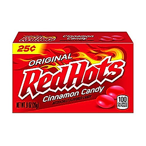 Red Hots Cinnamon Candy, 0.9 Ounce (Pack of 24)
