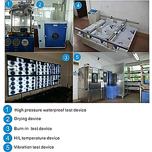 AHD 720P 7" Reverse Rear View Backup Camera System Mirror, Camera with Night Vision Waterproof IP69K Vibration-Proof 10G for Tractor/Truck/RV/Bus/Motorhome/Excavator/Caravan/Skid Steer/Harvester