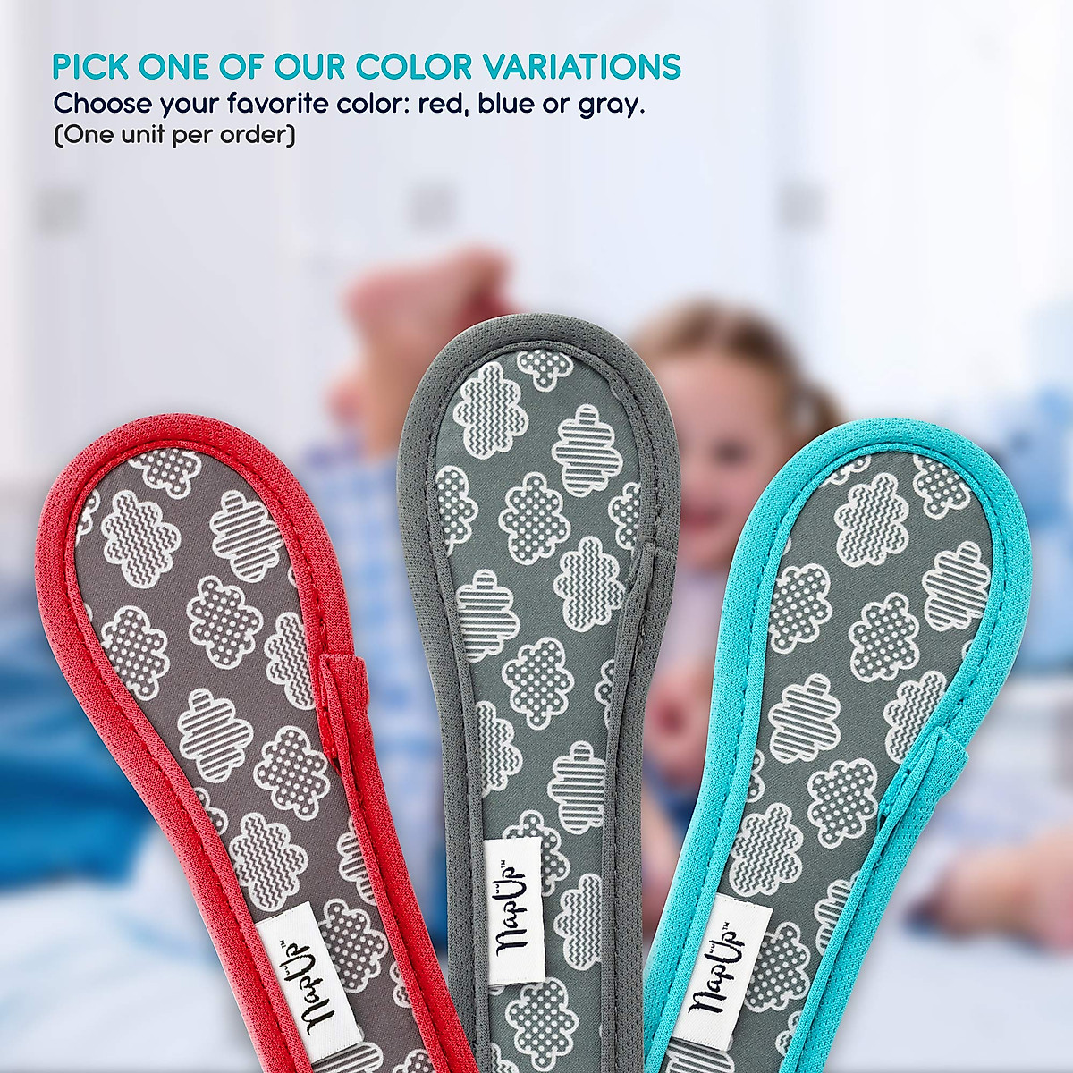 Car Seat Pillow Color Variation- Travel Head Support Additional Accessory (Light Blue)