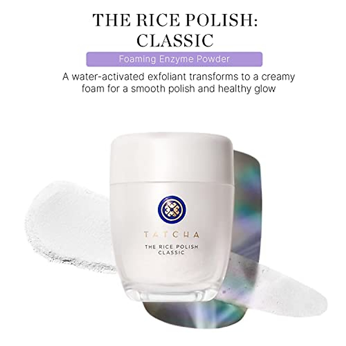 Tatcha The Rice Polish Classic: Daily Non-Abrasive Exfoliator for Combo to Dry Skin (60 grams / 2.1 oz)