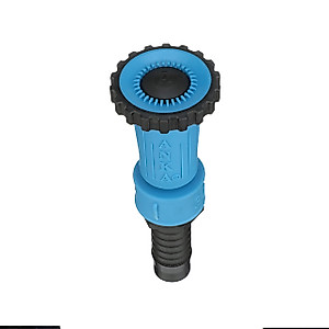 Watts ANKA Series 1-1/4" Small Inline Adjustable High-Pressure Full-Flow Hose Nozzle, Rubber O-Ring, Easy Grip, High Grade Glass Fiber Reinforced Nylon, Industrial, Agricultural, Home, Garden, Vehicle