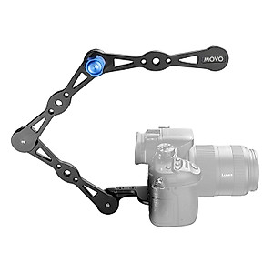 Movo SV1000 All-in-One Stabilizer Rig - Shoulder Rig, Selfie Stick, Handheld Stabilizer, and Grip for DSLR and Mirrorless Cameras up to 9 lbs (4kg)