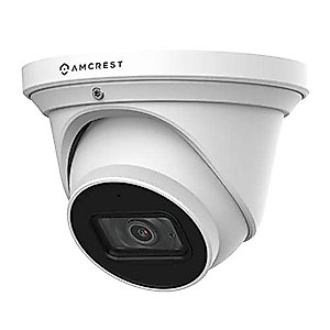 Amcrest ProHD 4K Dome Outdoor Security Camera, 4K (8-Megapixel), Analog Camera, 164ft Night Vision, IP67 Weatherproof Housing, 2.8mm Lens, 110° Wide Angle, Built-in Microphone, White (AMC4KDM28-W)