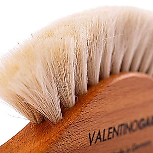 Valentino Garemi Dust Brush – Real Goat Hair – Hedgehog Shape Cleaning Office Desk Computer Keyboard Laptop Screen – Clean Remove Eliminate Lint Powder – Made in Germany