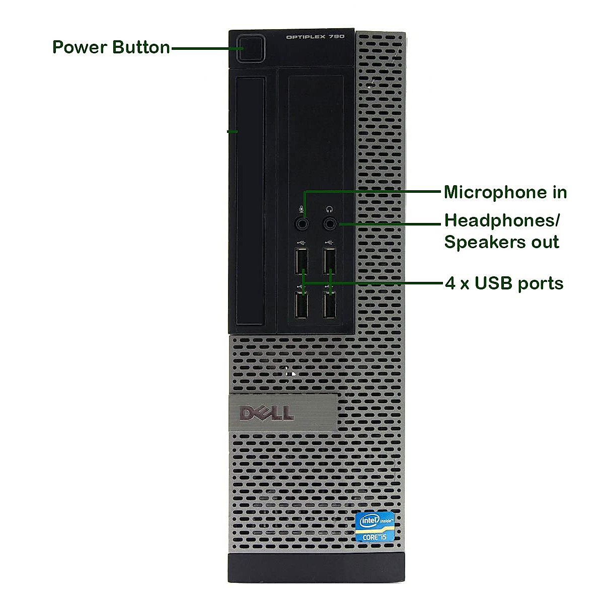 Dell OptiPlex 7010 SFF Computer Desktop PC, Intel Core i7 3.40GHZ Processor, 16GB Ram, 256GB SSD Drive, Wi-Fi & Bluetooth, HDMI, NVIDIA GeForce GT 1030 2GB DDR5, Windows 10 (Renewed)