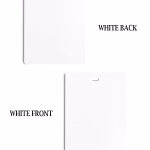 DALIX PVC Vertical Blind Replacement Slats Curved Smooth White 98.5 x 3.5 (20-Pack)