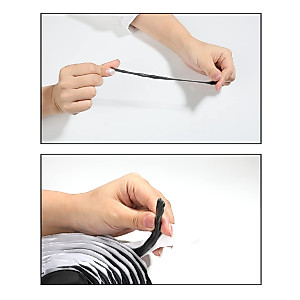 ESEWALAS 13FT Butyl Rubber Sealant Tape,Headlight Sealant Retrofit Refit Butyl Rope Rubber Glue Reseal,Waterproof Butyl Tape Sealant Sound Deadening Rope Caulk Tape