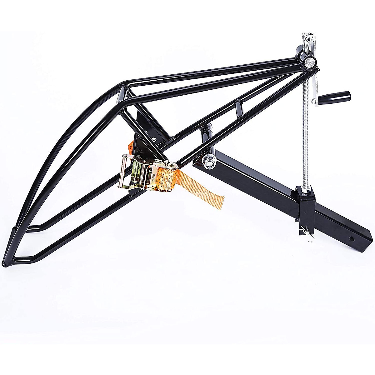 ECOTRIC Motorcycle Receiver Hitch Hauler Trailer Tow Dolly Rack Carrier 2”Class II Class III Receiver Black