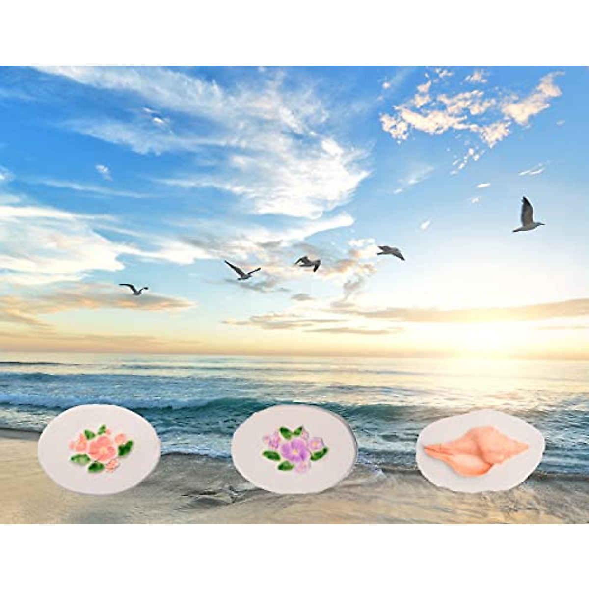 Biodegradable Urn for Human Ashes, Water Burial Urn, Urn Floats in Water, Urn for Cremation, Ocean Water Scattering Urn for Ashes, Floating Urn, Earth Memorials (Keepsake Elite® Pink Flower Y-01)