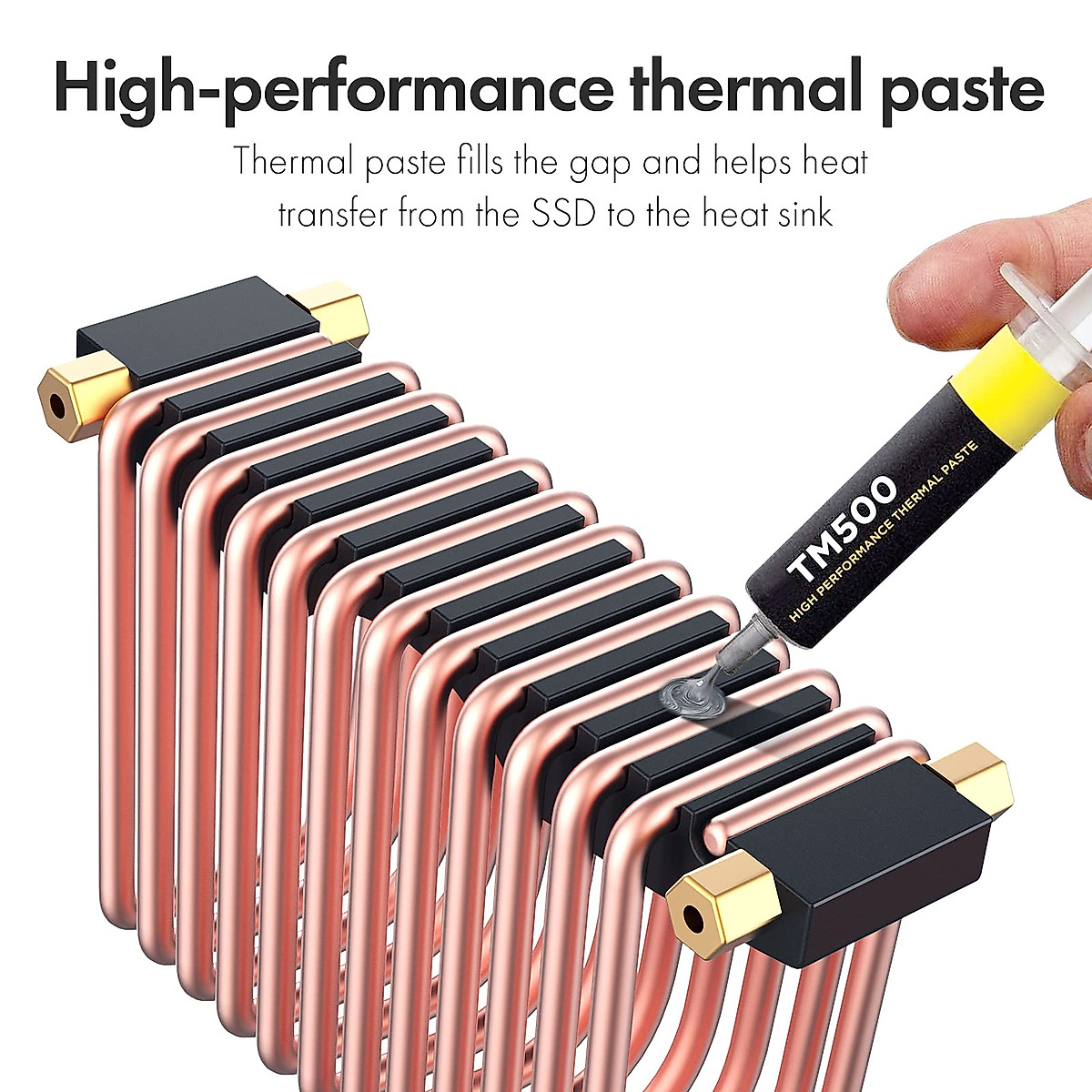 ineo M.2 2280 SSD Pure Cooper Heatsink [M12]