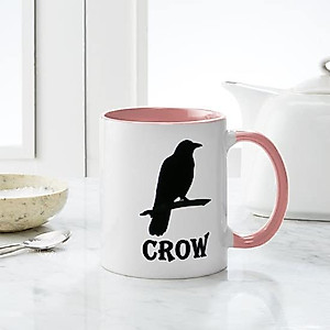 CafePress Black Crow Mug Ceramic Coffee Mug, Tea Cup 11 oz