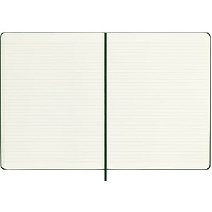 Moleskine Notebook, Extra Large, Ruled, Myrtle Green, Hard Cover (7.5 x 9.75)