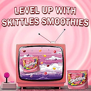 SKITTLES Smoothies Chewy Candy Bulk Pack, Fruit Chews Candy, Sharing Size, 15.6oz, 6-Pack Bulk Box
