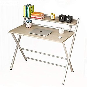 TOE Multifunctional Folding Desk Free Installation Portable Computer Laptop Desk Study Writing Desk Adjustable for Home Office (Color : C)