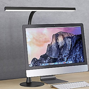 CELYST LED Desk Lamp, 10W Architect Desk Light with Flexible Gooseneck for Home Office, 3 Color Modes & 30 Brightness Levels Reading Lamp, Bright Tall Task Light for Piano, Computer, Table, Black