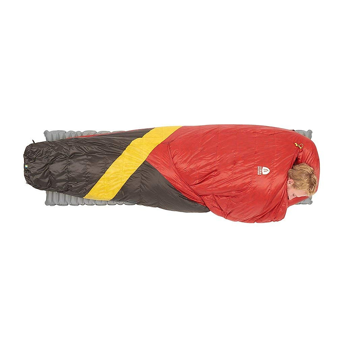 Sierra Designs Cloud 20 Degree DriDown Sleeping Bag Ultralight Zipperless Down Sleeping Bag for Backpacking and Camping - Regular