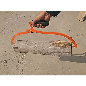 OAOLOWF 20" Log Tongs Logging Skidding Tongs Non-Slip Grip- Log Lifting, Handling, Dragging & Carrying Tool