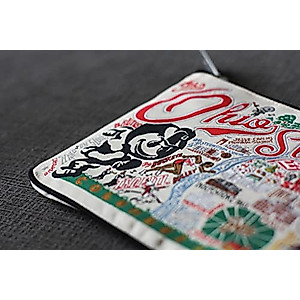 Catstudio Collegiate Zipper Pouch, Ohio State University Travel Toiletry Bag, Ideal Gift for College Students or Alumni, Makeup Bag, Dog Treat Pouch, or Travel Purse Pouch