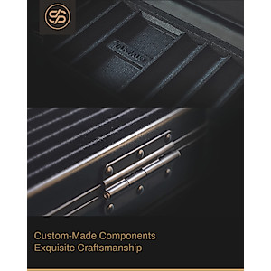 SLOWPLAY Poker Chip Case for Texas Holdem, 300 pcs of 39/40mm Poker Chips | High-end Carrying case Providing Full Protection, German Polycarbonate Shell, Super Portable & Sturdy