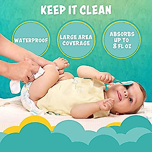KinderSense® - Disposable Changing Pad for Baby Diaper (80 Pack) Extra Large (23" x 17.5") Portable Pee Pad Waterproof & Leak Proof Underpad Mat Incontinence Protection - Absorbent Changing Mat