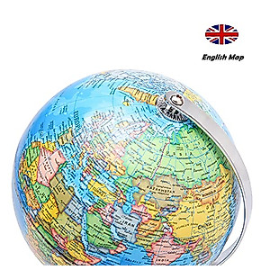 Exerz Political Globe Dia 5.5-inch (14cm)- Mini World Globe - Educational/Geographic