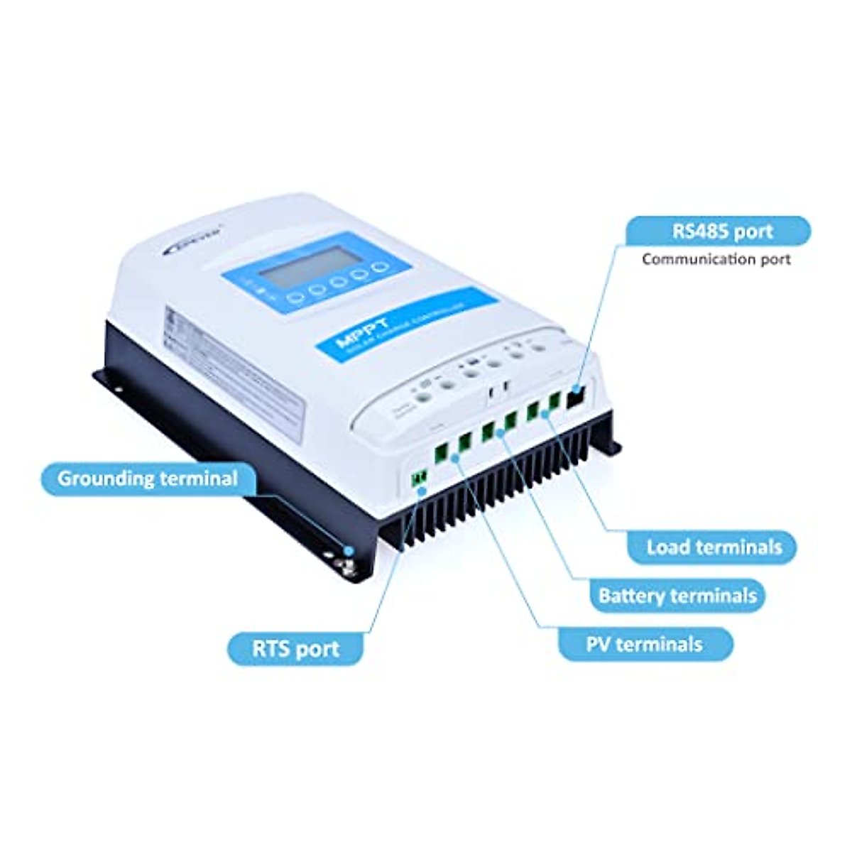 EPEVER XTRA4215N Series MPPT Solar Charge Controller, 40A Max Charge/Discharge, High-Efficiency Energy Conversion, Ideal for Off-Grid PV Systems
