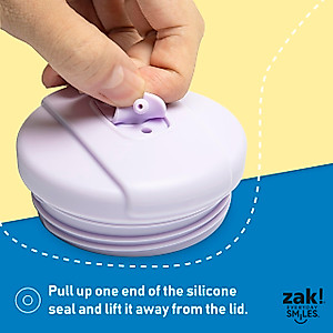 Zak Designs Squishmallows Straw Tumbler for Travel or At Home, 24oz Stainless Steel with Vacuum Insulation and Non-Skid Base (Squishmallows)