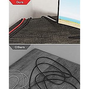 Teraves Modern L Shaped Desk with Shelves,64.84" Computer Desk/Gaming Desk for Home Office,Corner Desk with Large Desktop (Black Oak+Black Frame, Large+4 Tier Shelves)