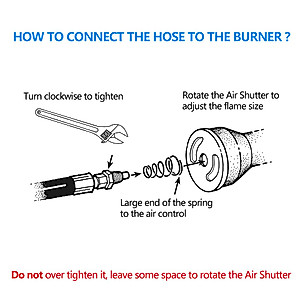 Smaworld Camping Stove Outdoor Grill - Portable BBQ Grill with Propane Burners 200000 BTU Gas Stove Compact Outdoor Frying Stove