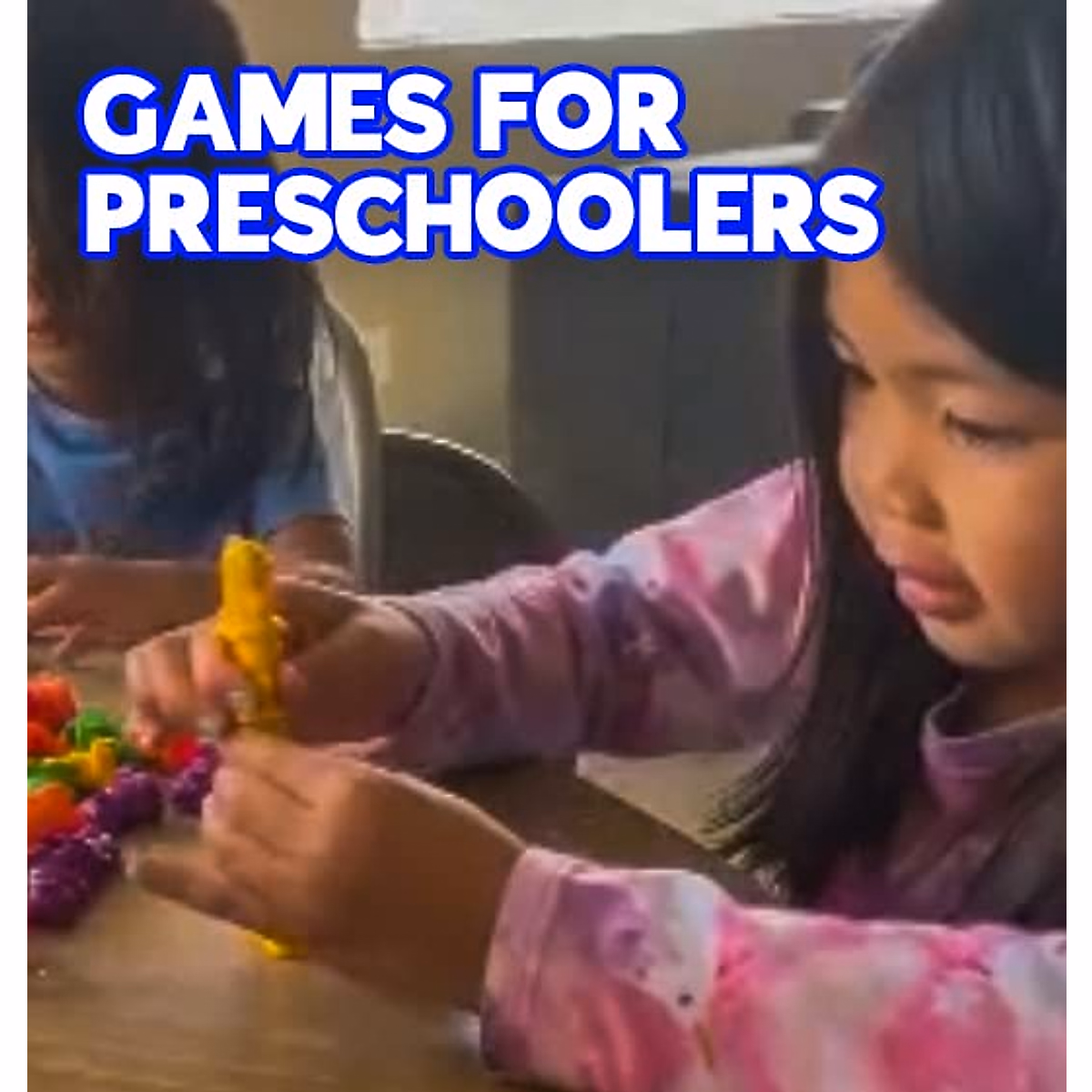 Skoolzy Rainbow Stackable Counting Bears - Stacking & Sorting Bears for Toddlers 50 pcs - Teddy Bear Math Manipulatives for 3-8 Kids & Adults