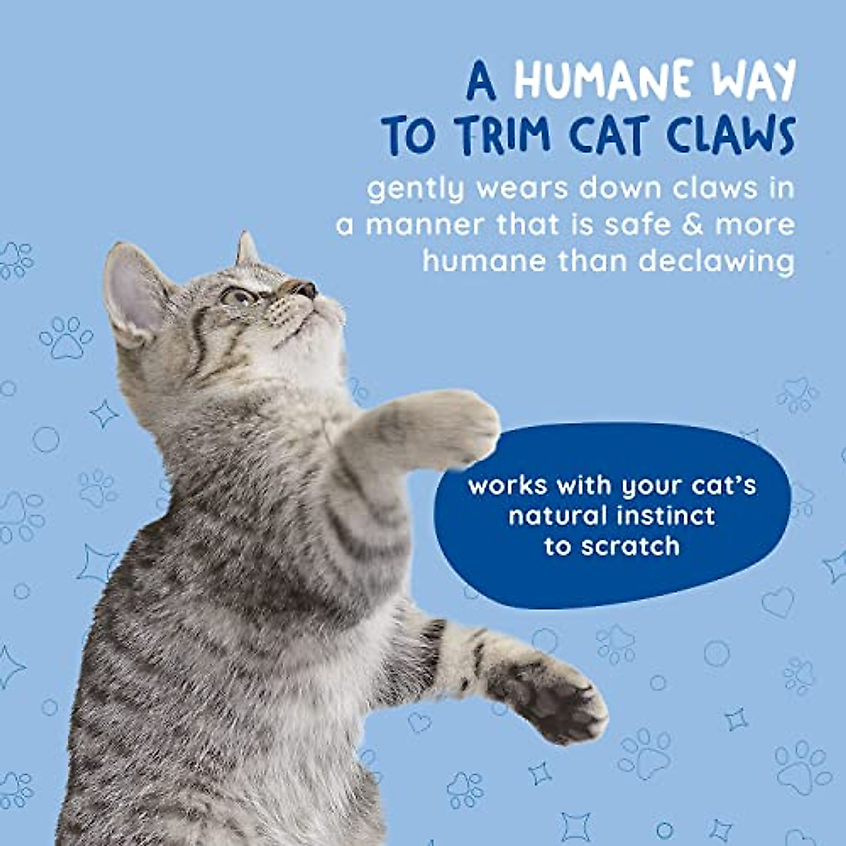 Kitty Cure Litter Box Emery Board and Manicure Strips, Scratch Liner for Litter Box, Nail File for Cats