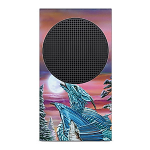 Head Case Designs Officially Licensed Ed Beard Jr Moon Song Wolf Moon Dragons Vinyl Sticker Gaming Skin Decal Cover Compatible with Xbox Series S Console