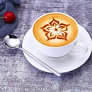 18 Pack Stainless Steel Espresso Spoons, findTop Mini Teaspoons Set for Coffee Sugar Dessert Cake Ice Cream Soup Antipasto Cappuccino, 5.1 Inch