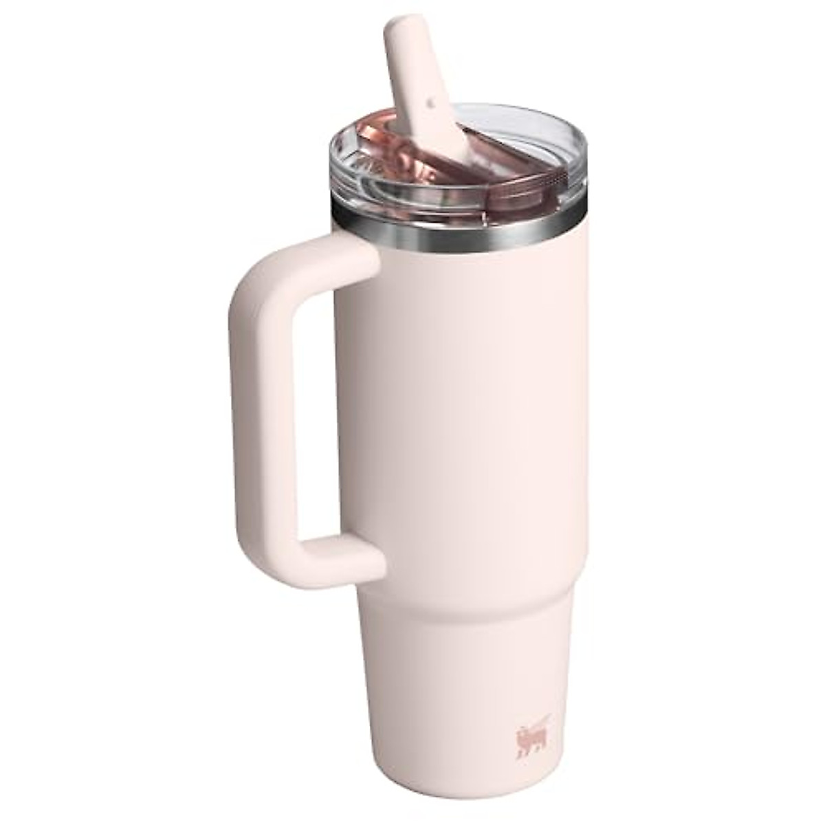 Stanley Quencher ProTour Flip Straw Tumbler with Leakproof Lid 30 oz | Built-In Straw & Handle | Cupholder Compatible for Travel | Insulated Stainless Steel Cup | BPA-Free | Rose Quartz