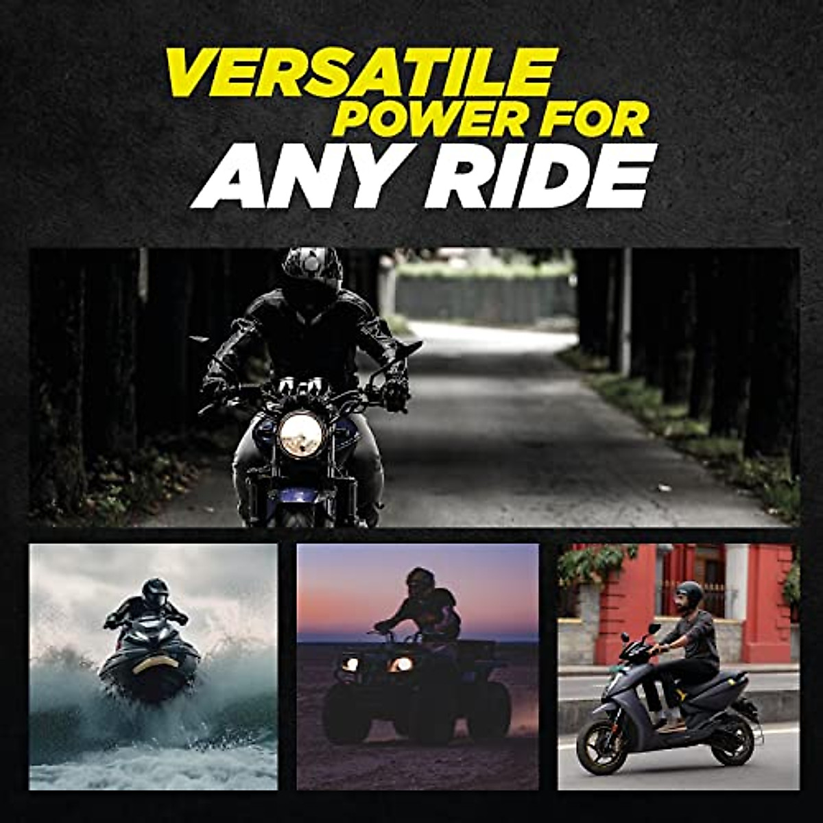 MMG YTX14-BS Lithium Ion Factory Sealed Powersports Battery 12V 300CCA, ATV for Honda TRX Series Fourtrax Rancher Foreman Rubicon (MMG4)