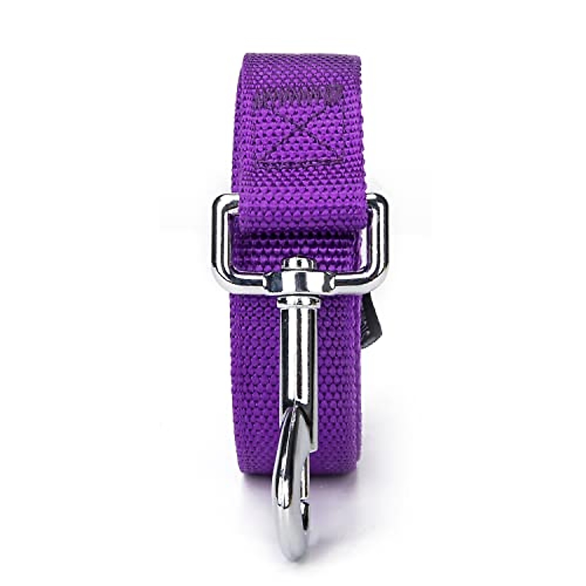 Siumouhoi Strong Durable Nylon Dog Training Leash, 1 Inch Wide Traction Rope, 6 ft 10ft 15ft Long, for Small and Medium Dog (Purple, 10 Feet)
