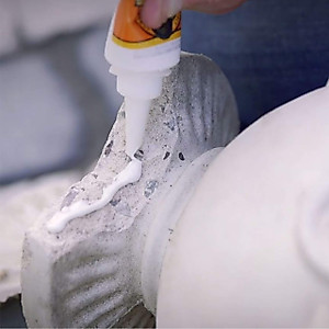 Gorilla Heavy Duty Construction Adhesive, 2.5 Ounce Squeeze Tube, White, (Pack of 2)