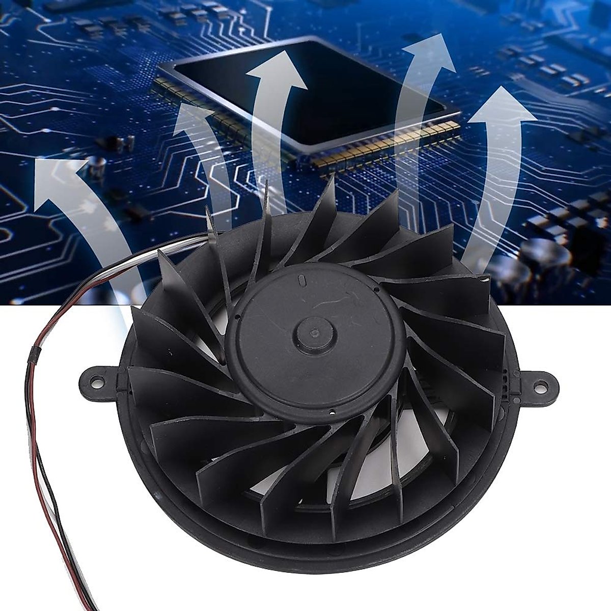 125 PS3 Cooling Fan,Precise cuts,interfaces,Excellent Performance,Powerful Functions,for PS3 KSB1012HE Built-in Fan Replacement for Playstation Turbo Cooler with Screwdriver