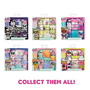 L.O.L. Surprise! Fashion Packs Mermaid Princess Style - 6 Unique Styles each with (3) Outfits, (2) Pairs of Shoes, (4) Accessories - Mix and Match Styles to Create Tons of New Looks, Gift for Girls Age 4+