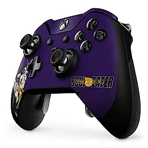 Skinit Decal Gaming Skin compatible with Xbox One Elite Controller - Officially Licensed Funimation Soul Eater Purple Design