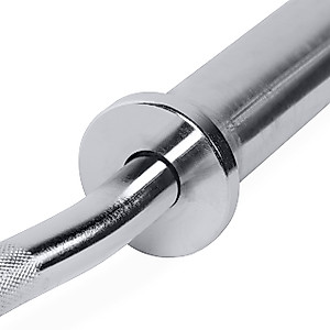 CAP Barbell Olympic Super Curl Bar New Version, 48-Inch (OBIS-48)